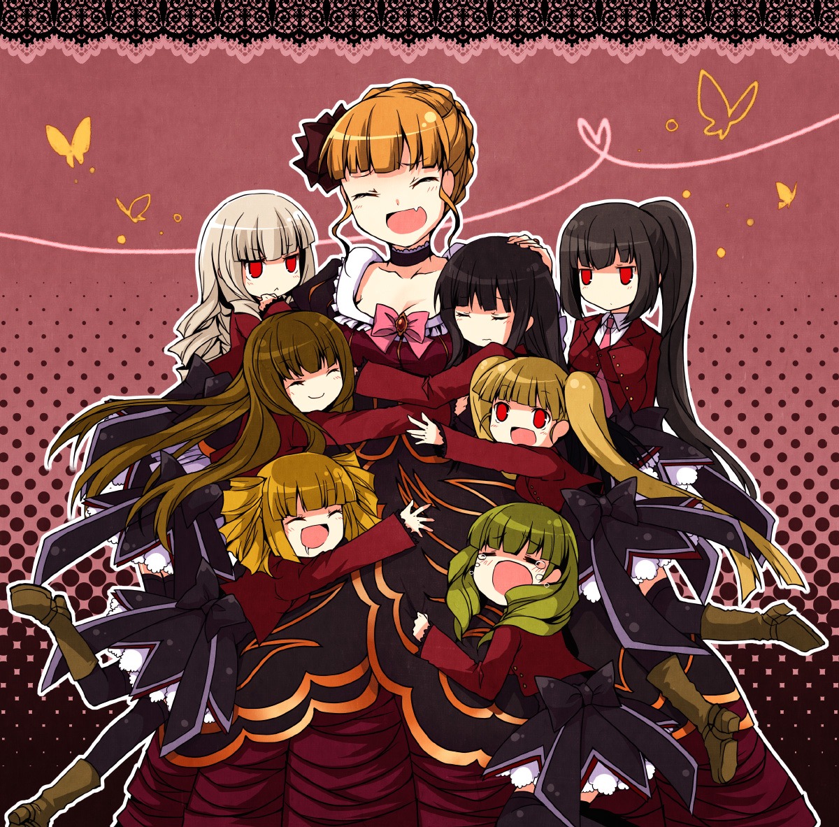 suzushiro kurumi umineko no naku koro ni asmodeus beatrice beelzebub belphegor leviathan lucifer ...